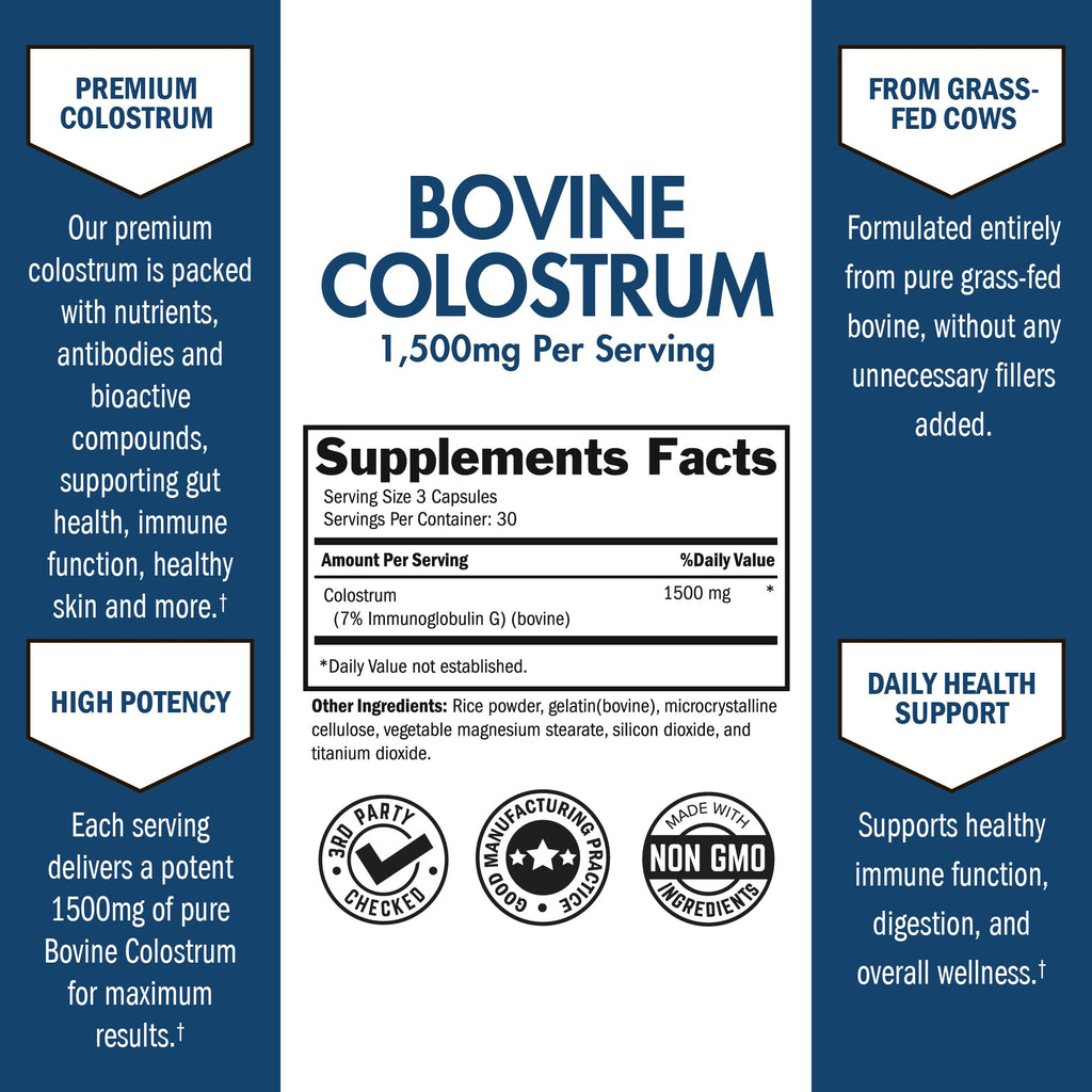 non-GMO colostrum capsules for men