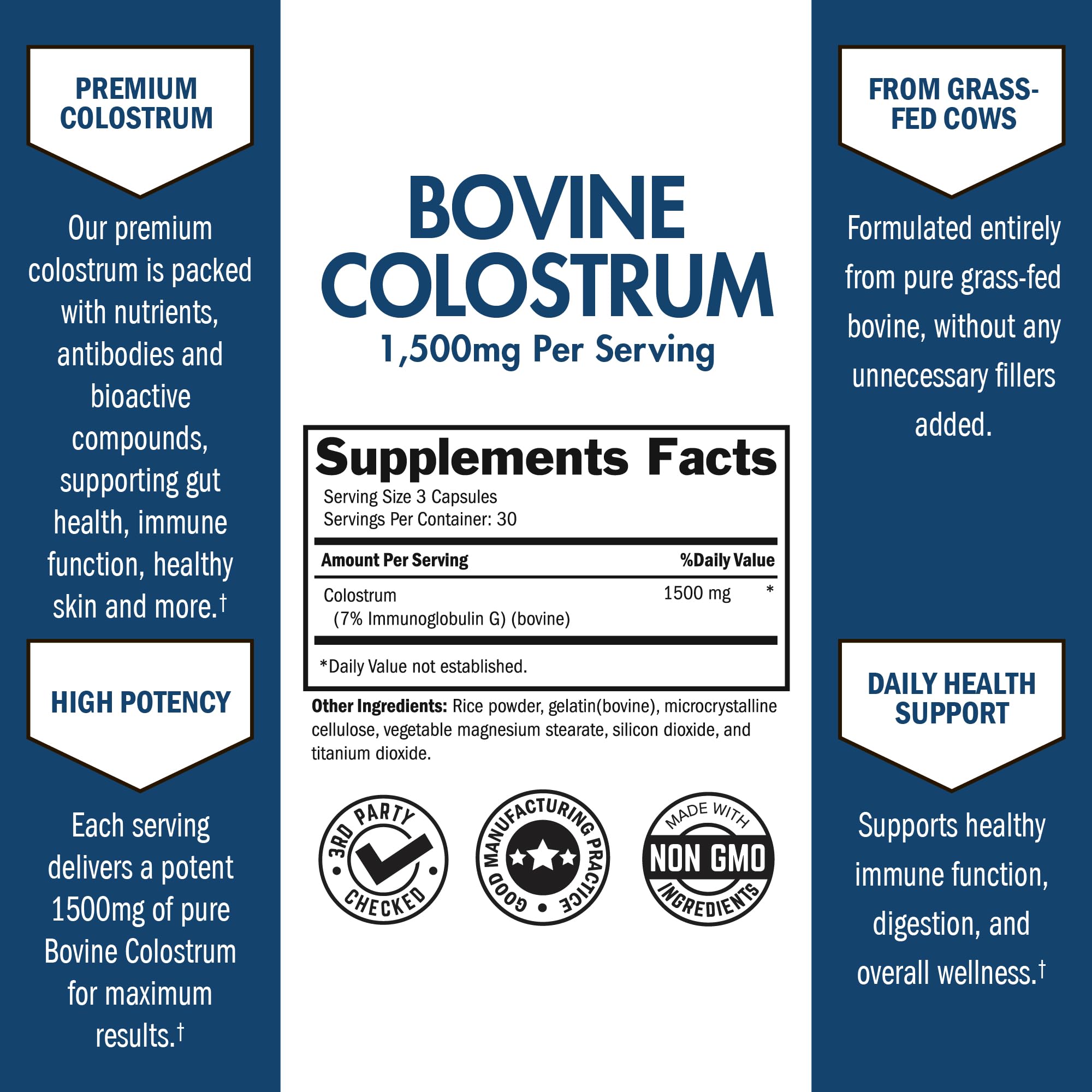 non-GMO colostrum capsules for men
