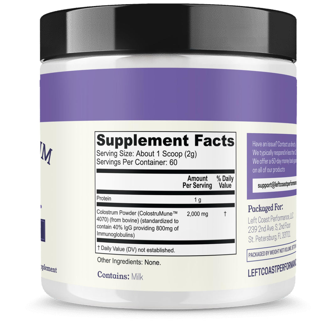 Non-GMO colostrum powder benefits