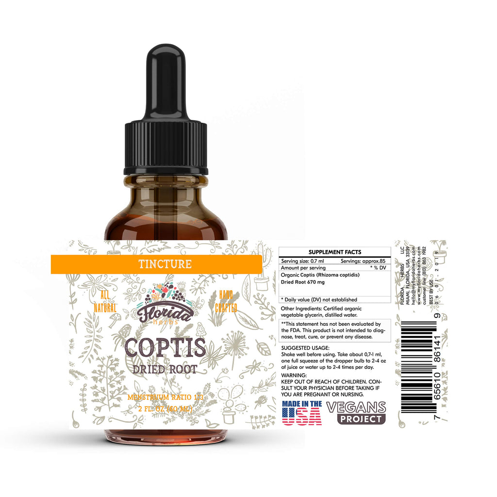 non-GMO coptis extract for immunity