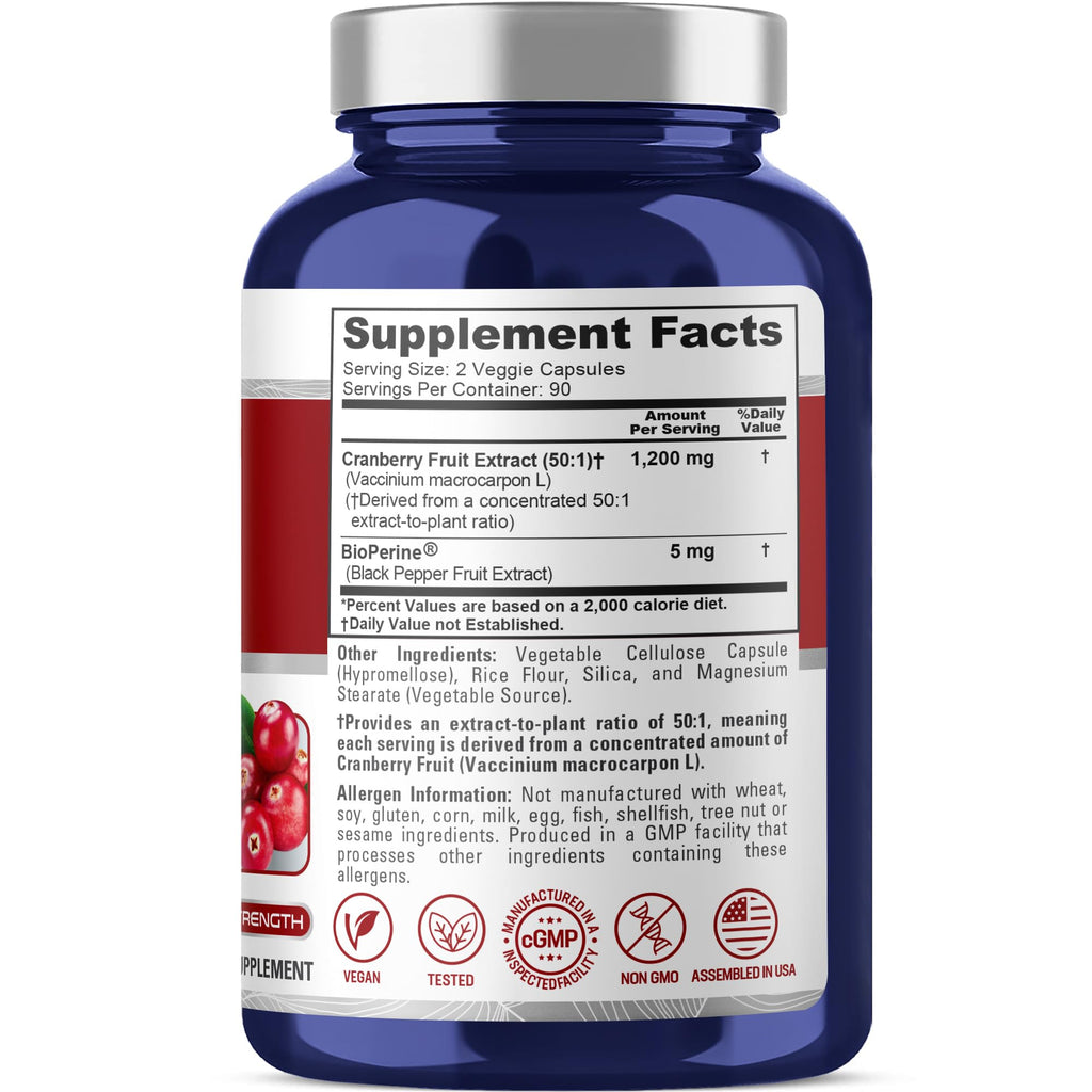 Non-GMO cranberry extract benefits