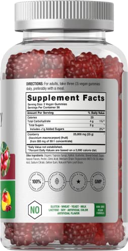 non-GMO cranberry gummies for wellness