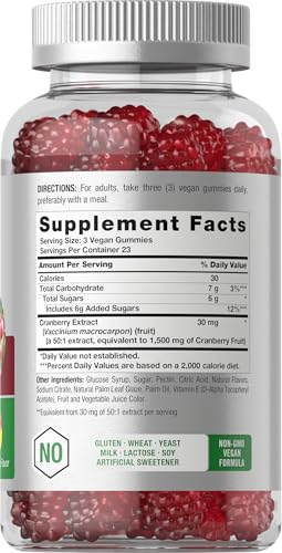 non-GMO cranberry gummies for wellness