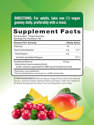 non-GMO cranberry vitamins for wellness