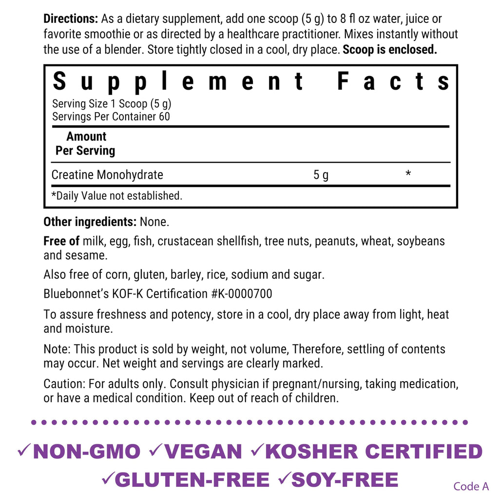 Non-GMO creatine for athletes