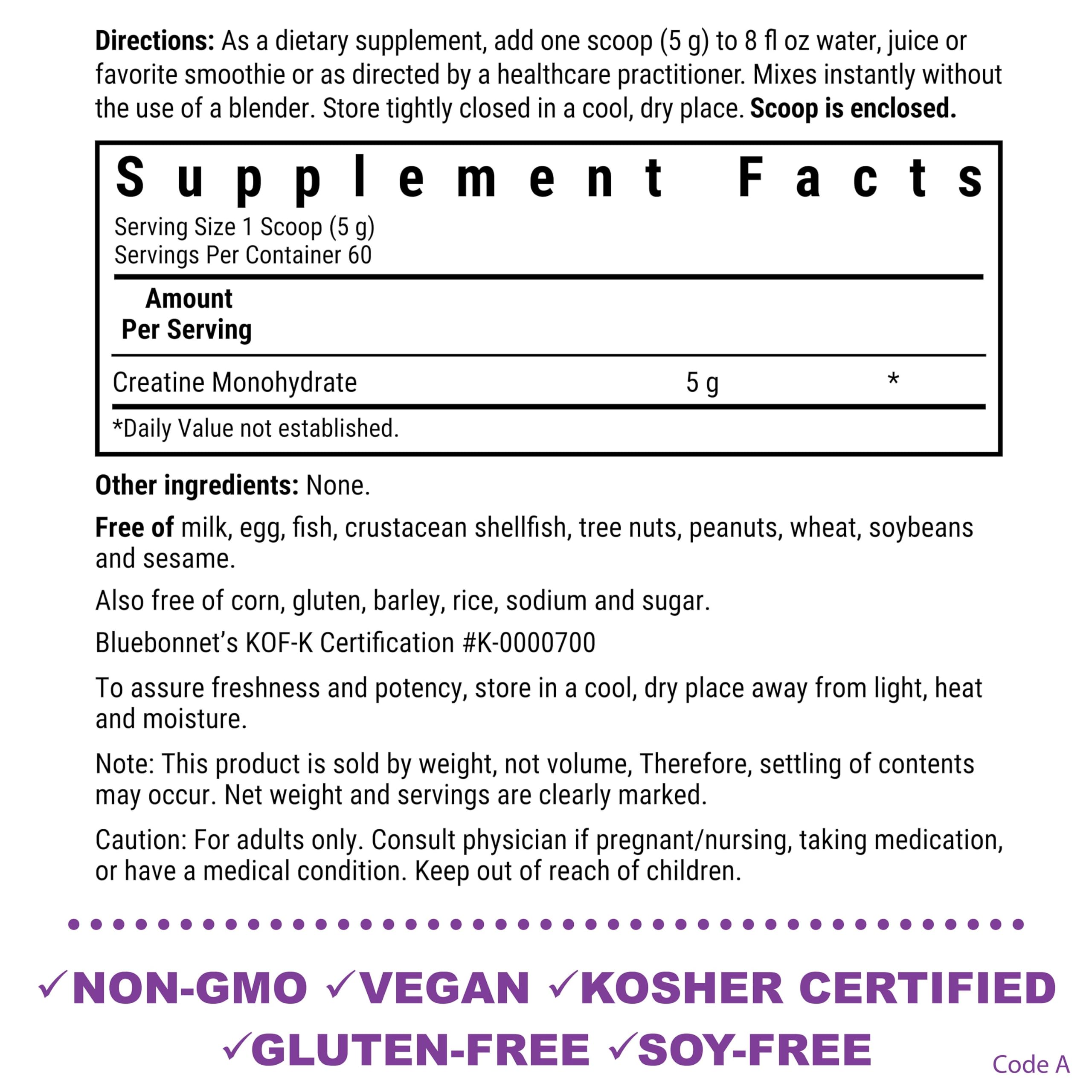 Non-GMO creatine for athletes