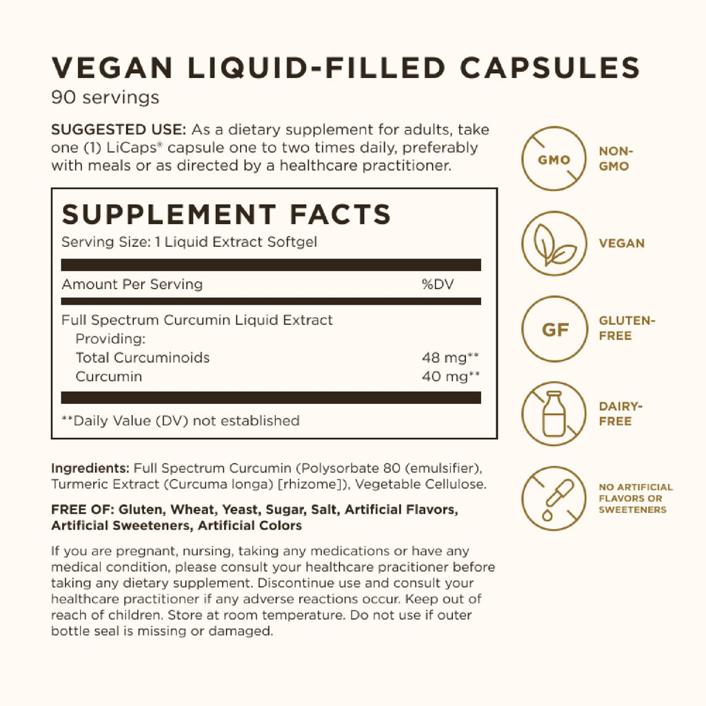 non-GMO curcumin for brain function