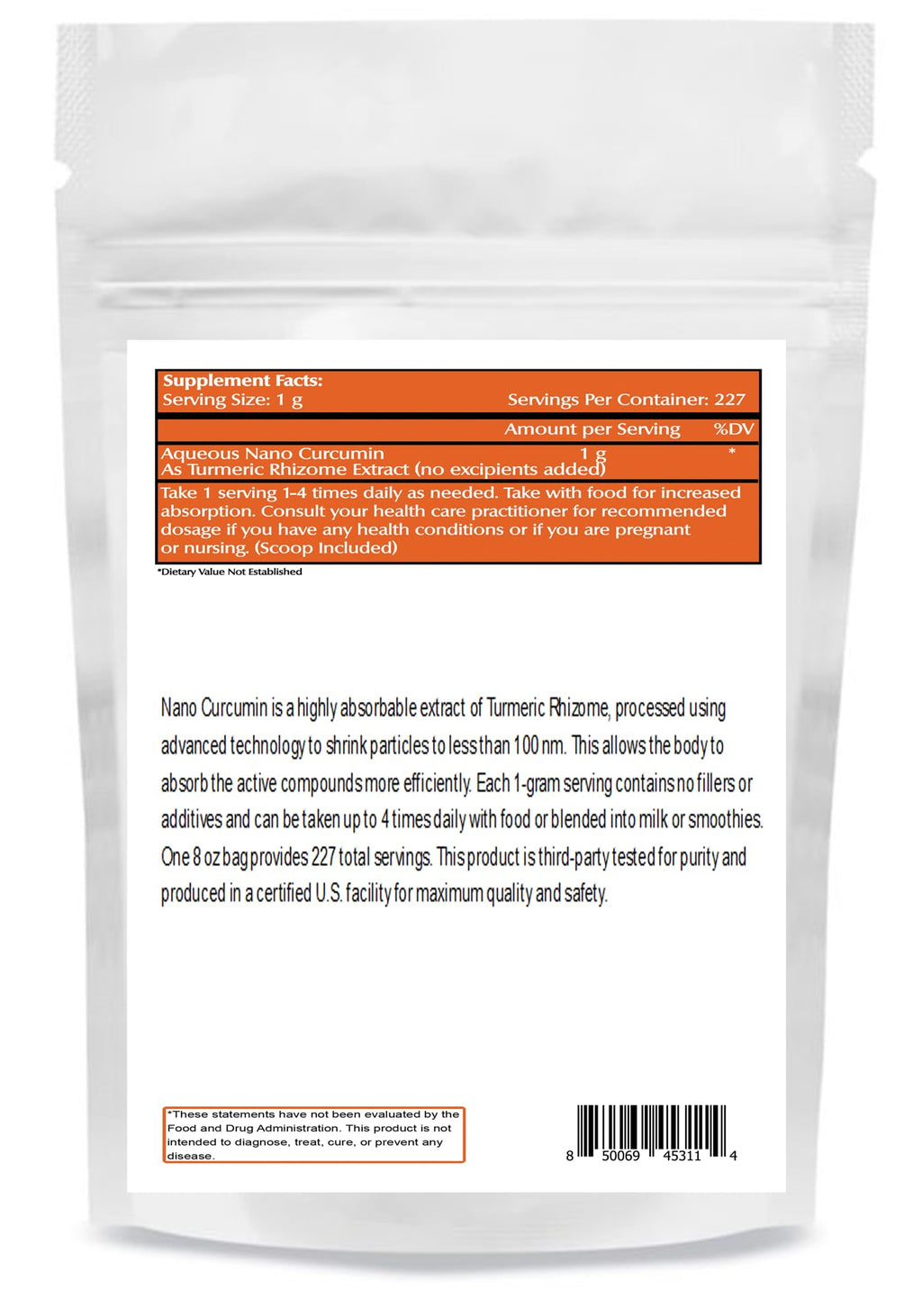 non-GMO curcumin for vitality