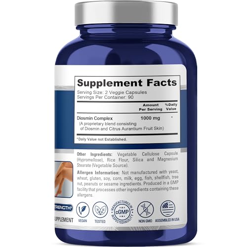 non-GMO Diosmin Complex veggie capsules