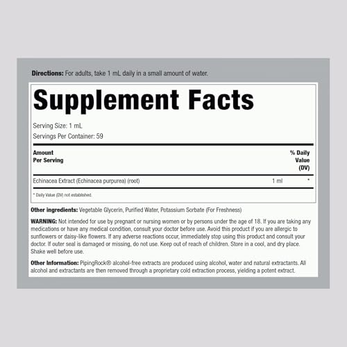 non-GMO echinacea drops for wellness