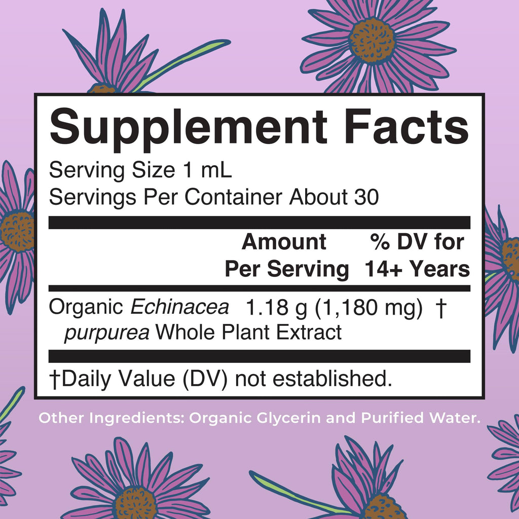 non-GMO echinacea for respiratory support