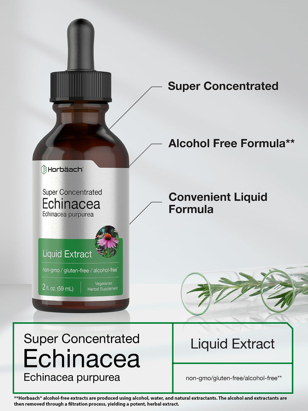 non-GMO echinacea tincture for herbal remedies