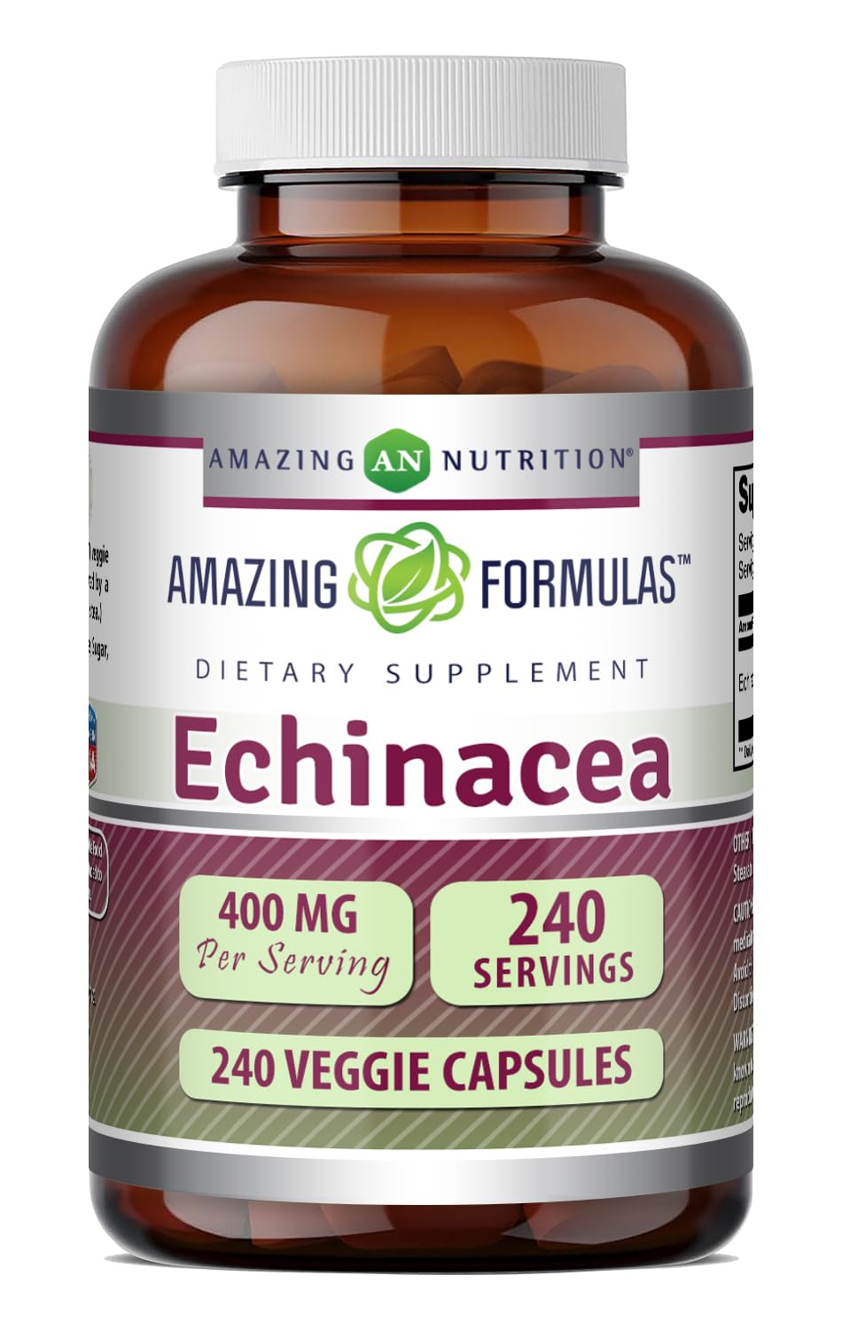 Non-GMO echinacea veggie capsules