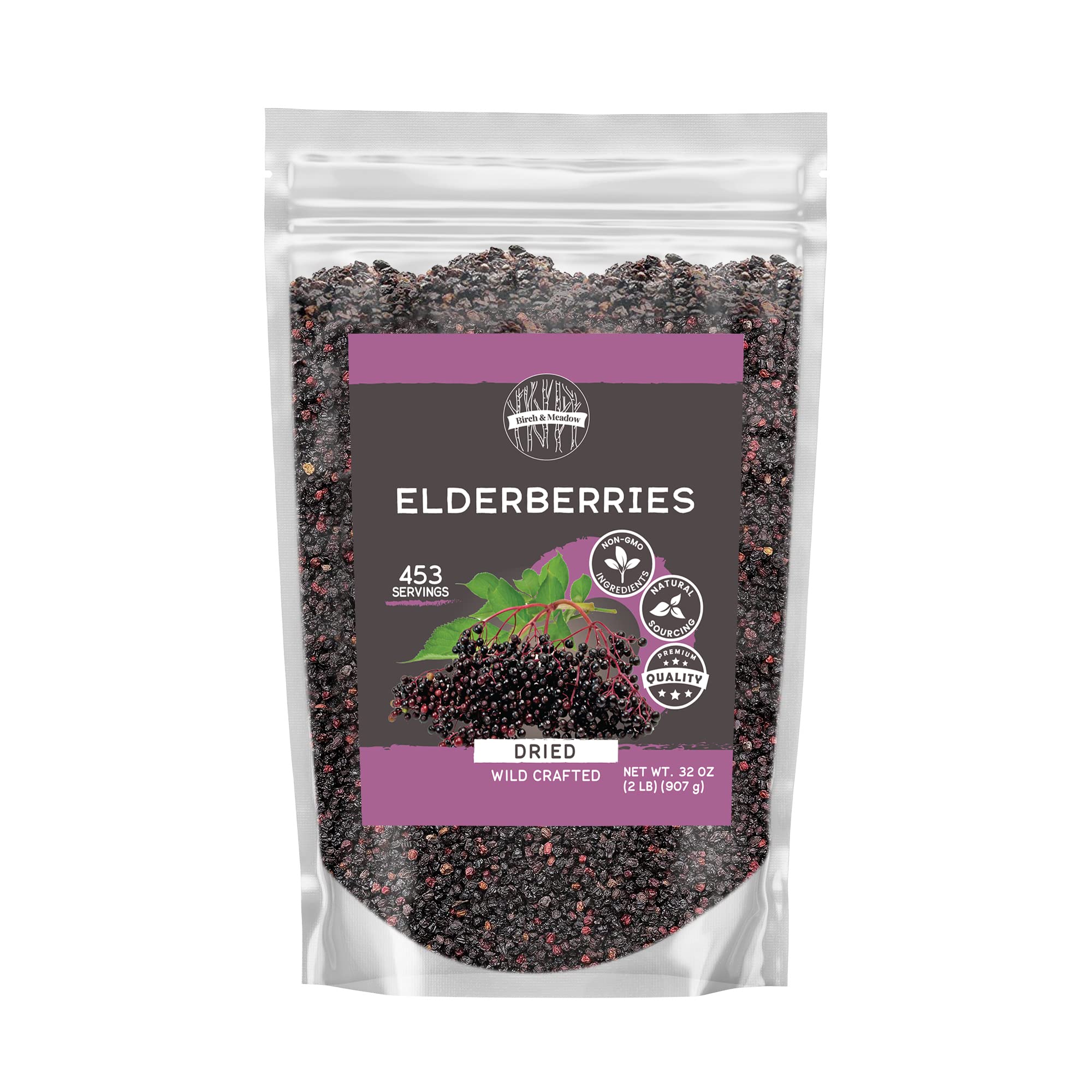 non-GMO elderberries for healthy recipes
