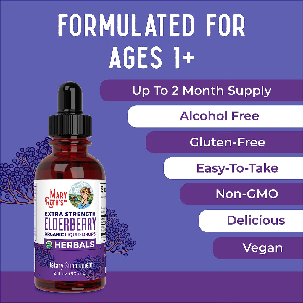 non-GMO elderberry drops for health