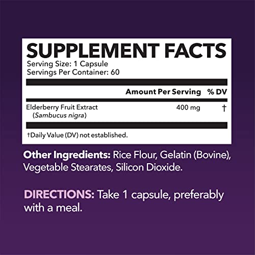 Non-GMO elderberry extract for wellness