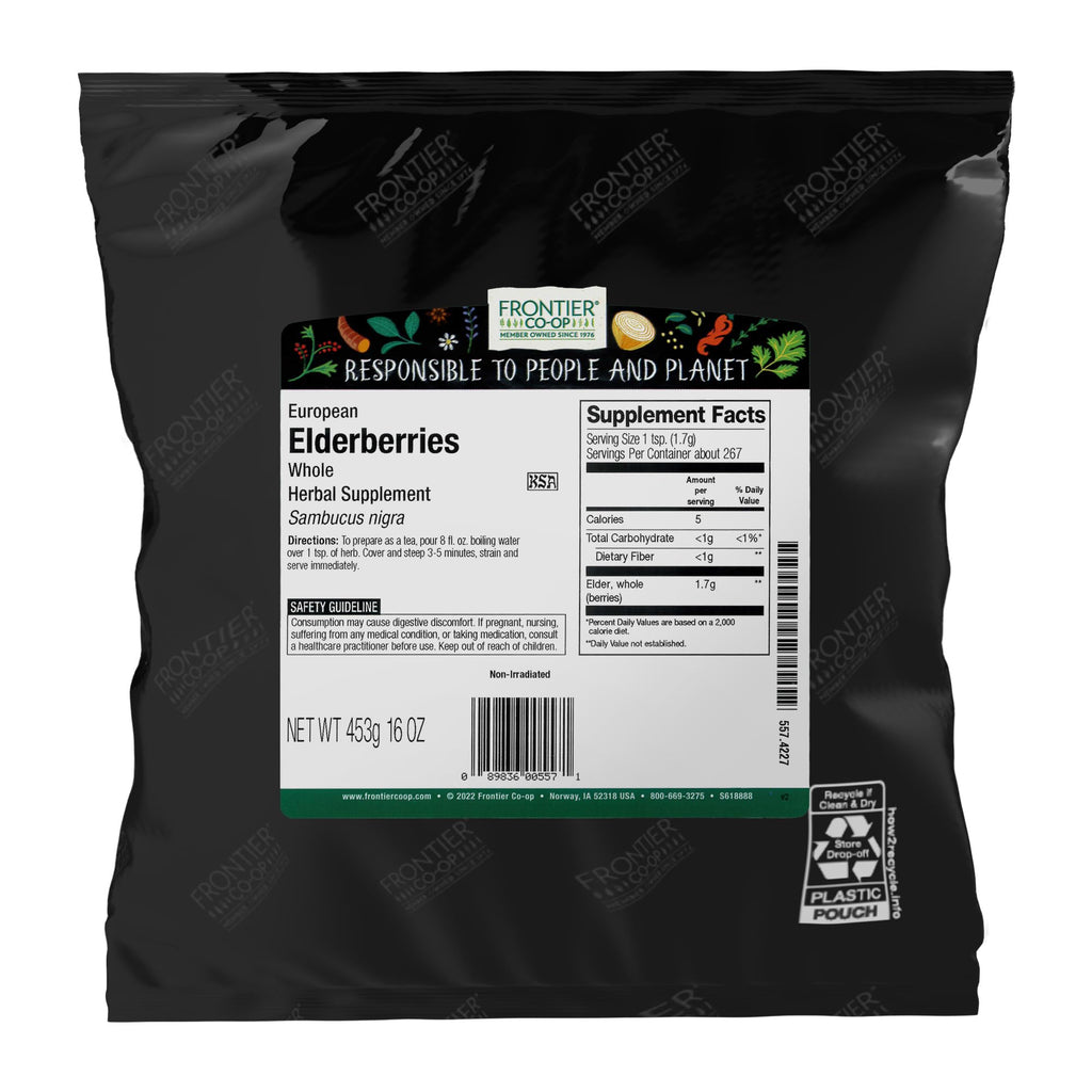 non-GMO elderberry fruit for tea