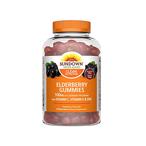 Non-GMO elderberry gummies for health