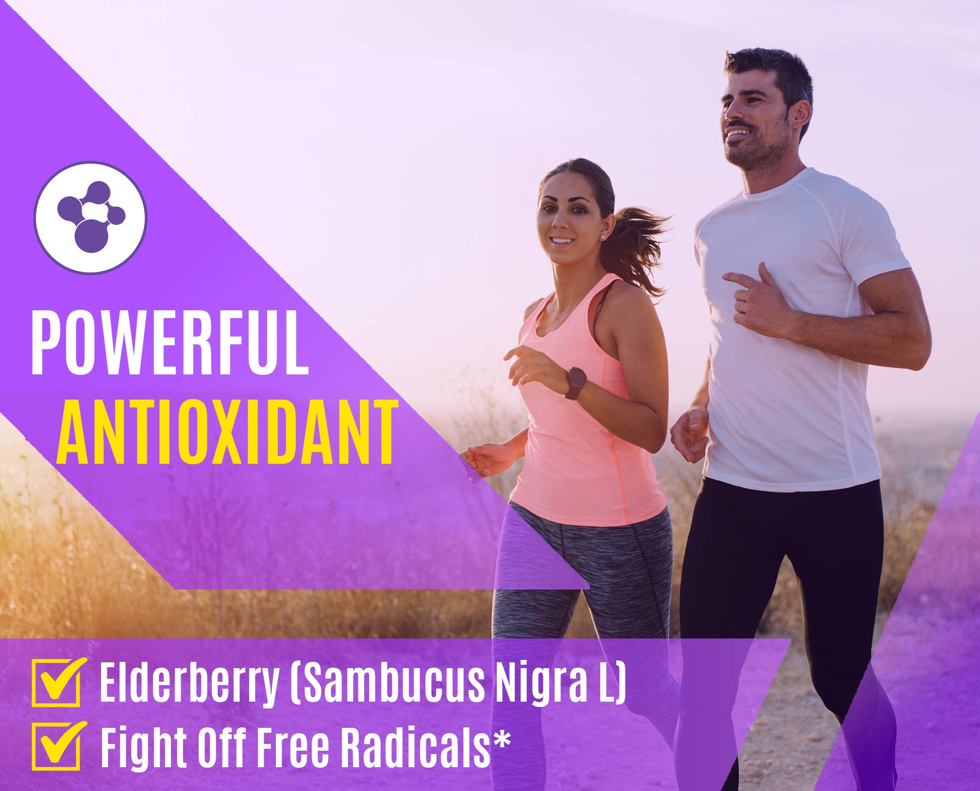 Non-GMO elderberry gummies for immunity