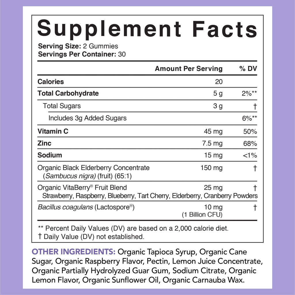 non-GMO elderberry gummies for kids