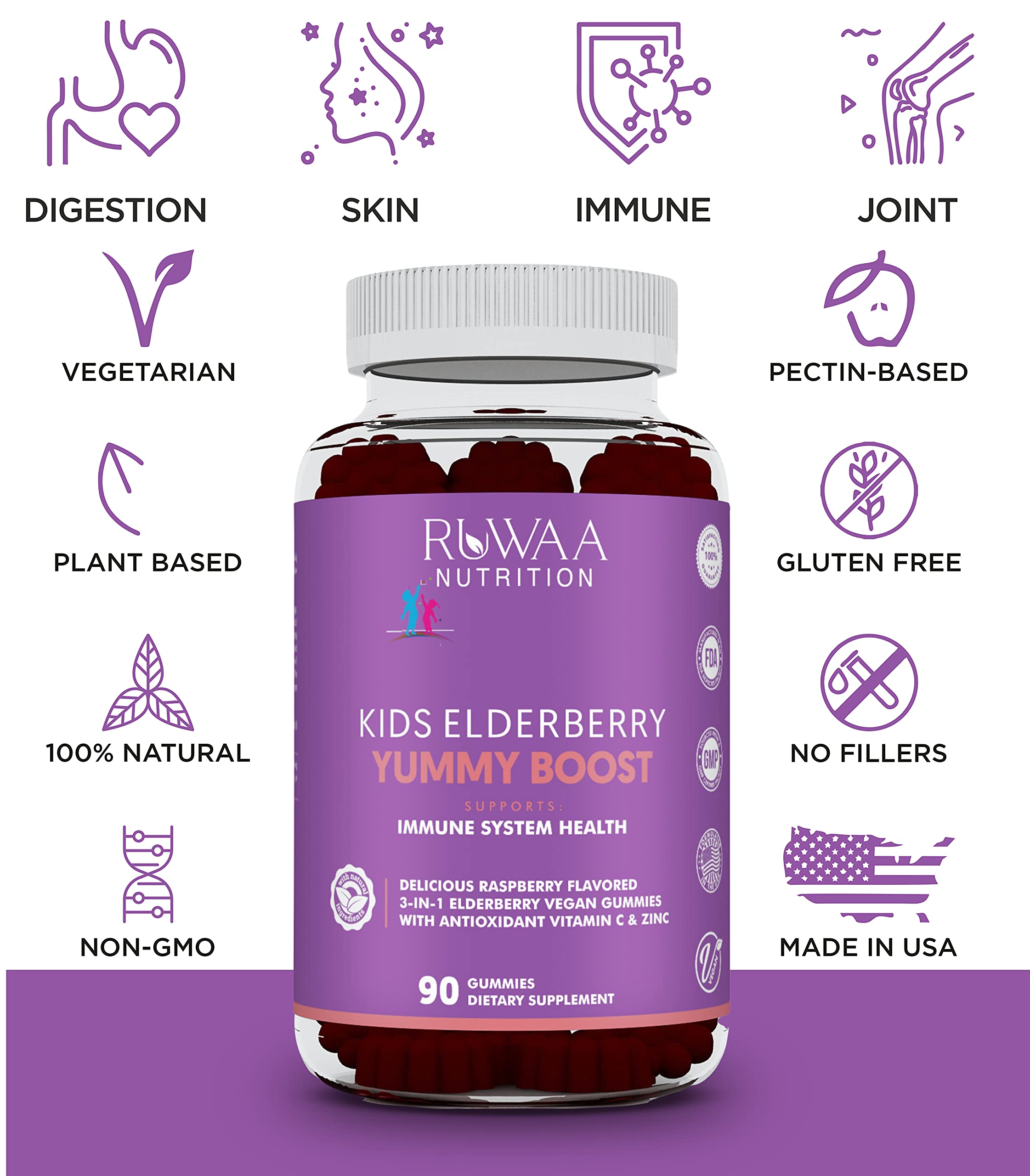 non-GMO elderberry gummies for wellness