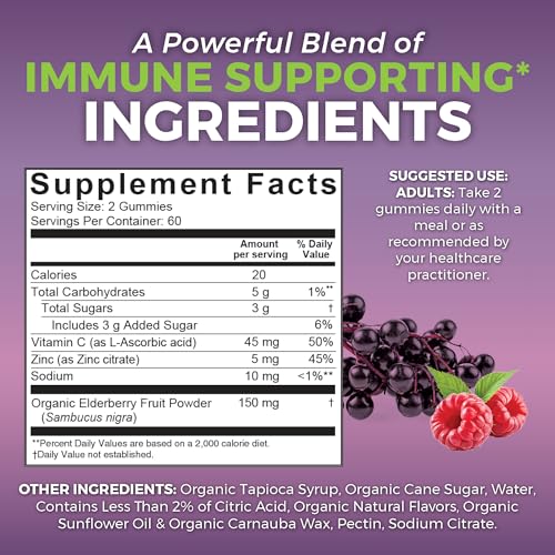 non-GMO elderberry gummies for wellness
