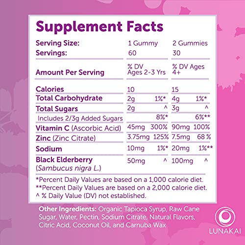 non-GMO elderberry gummies with zinc