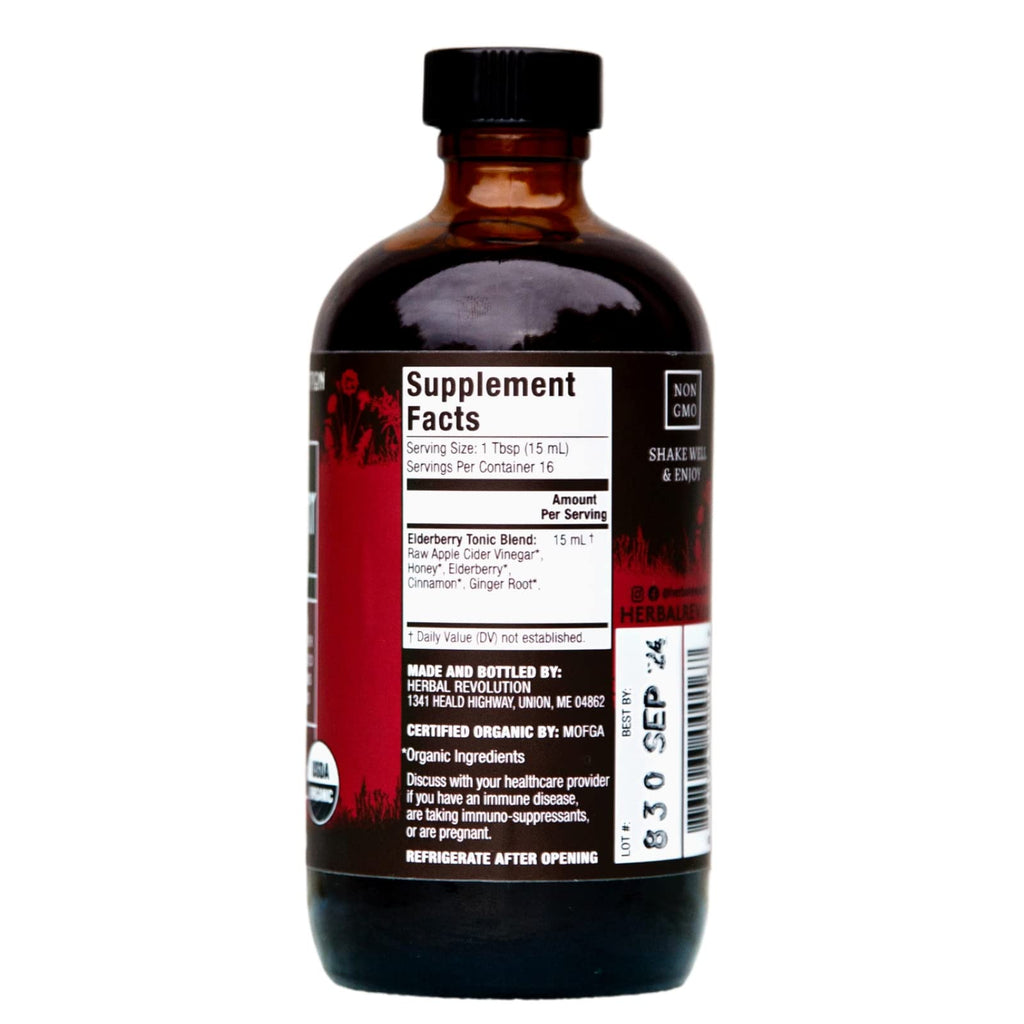 non-GMO elderberry health supplement