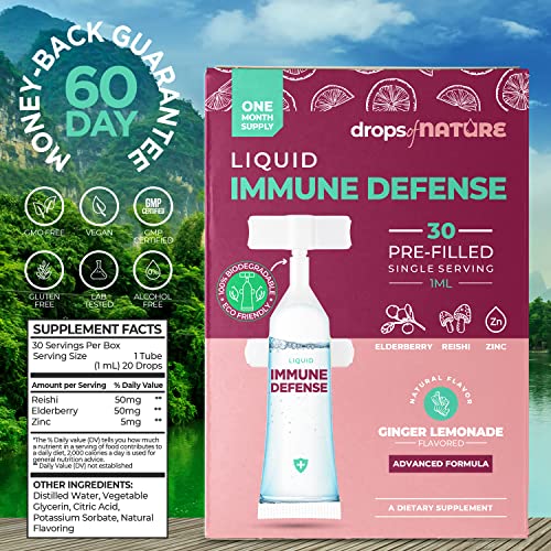 Non-GMO elderberry liquid servings