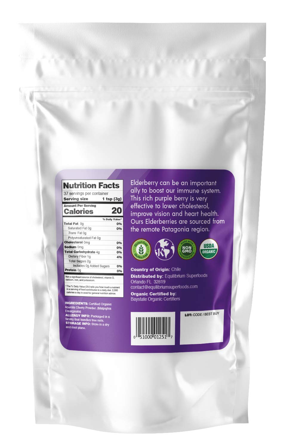 non-GMO elderberry powder for natural wellness