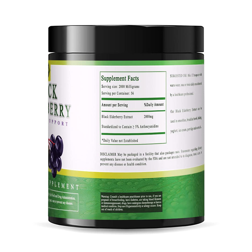 Non-GMO elderberry supplement benefits