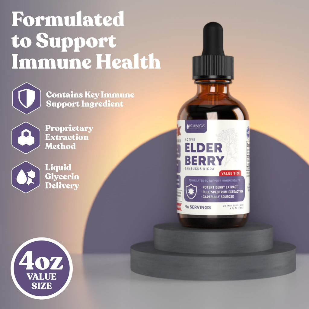 Non-GMO elderberry supplement for health
