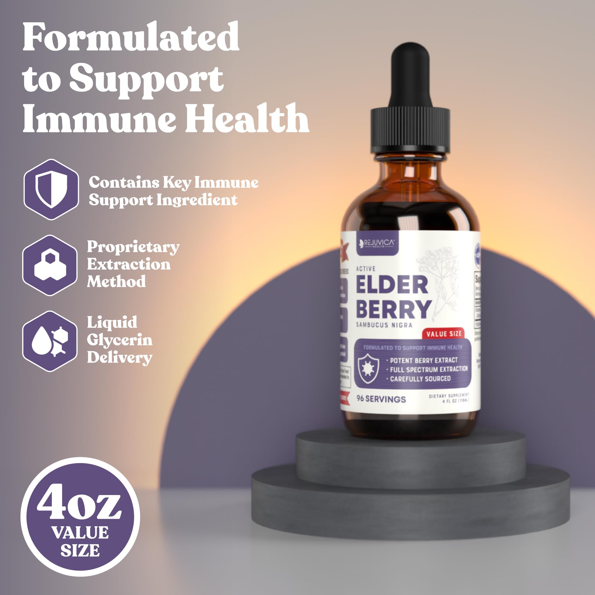 Non-GMO elderberry supplement for health