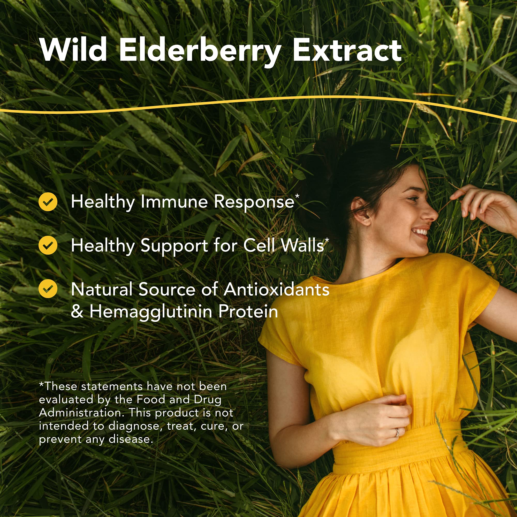 Non-GMO elderberry supplement for wellness