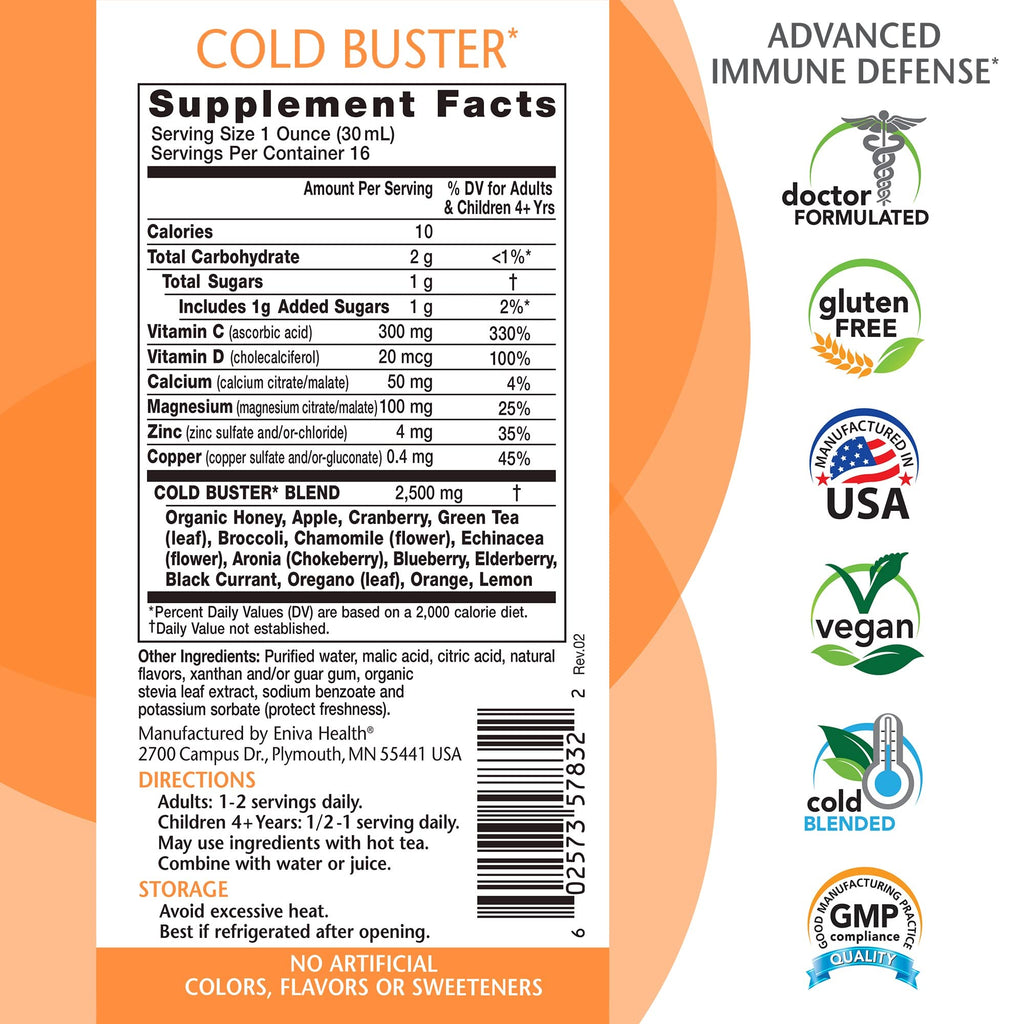 Non-GMO elderberry syrup with vitamin C