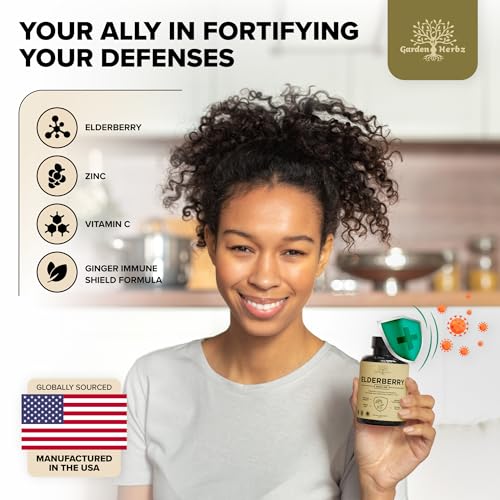 Non-GMO elderberry vitamins for immunity