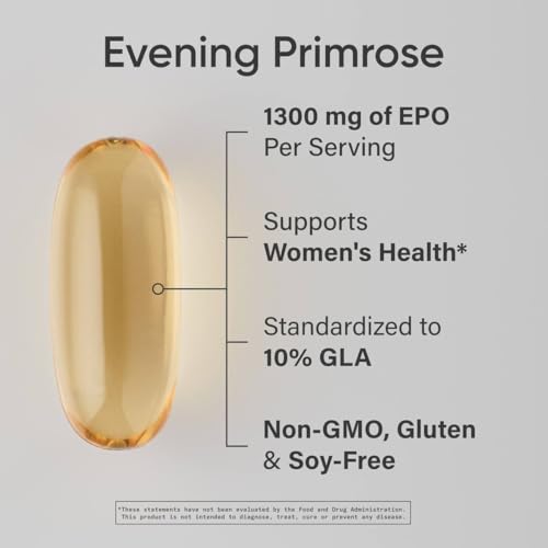 non-GMO evening primrose oil capsules
