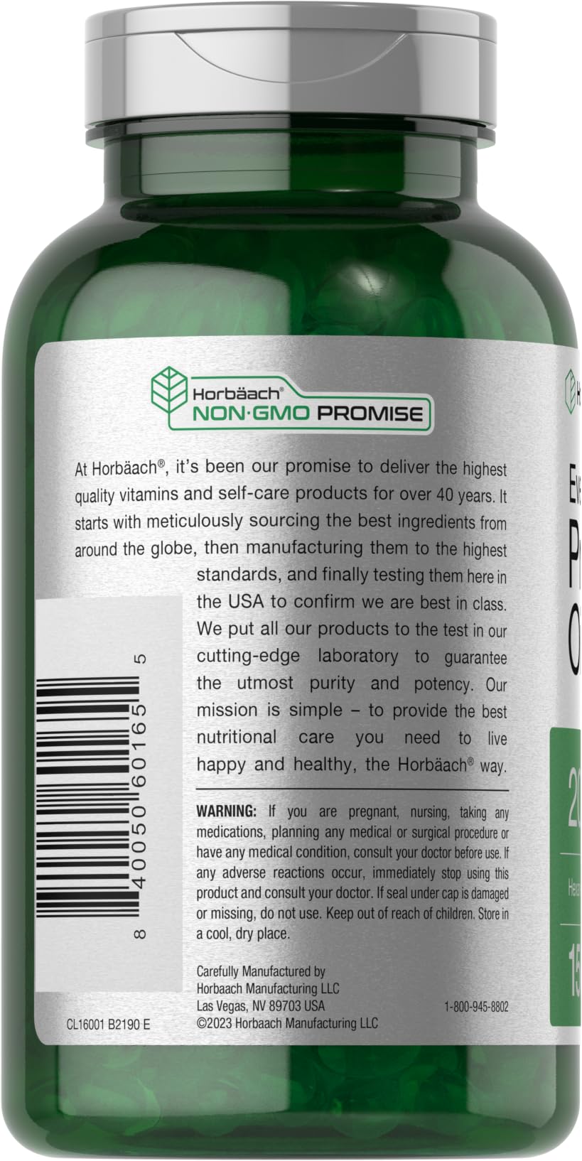 non-GMO evening primrose oil pills
