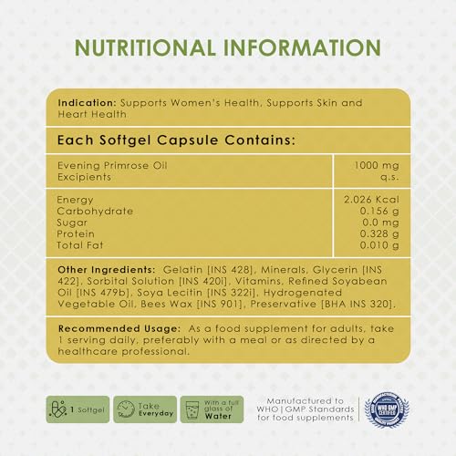 non-GMO evening primrose oil supplement