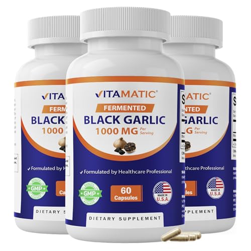 Non-GMO fermented garlic supplement