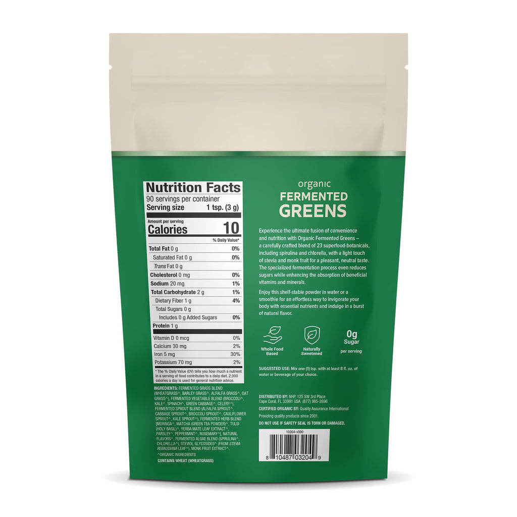 non-GMO fermented greens blend