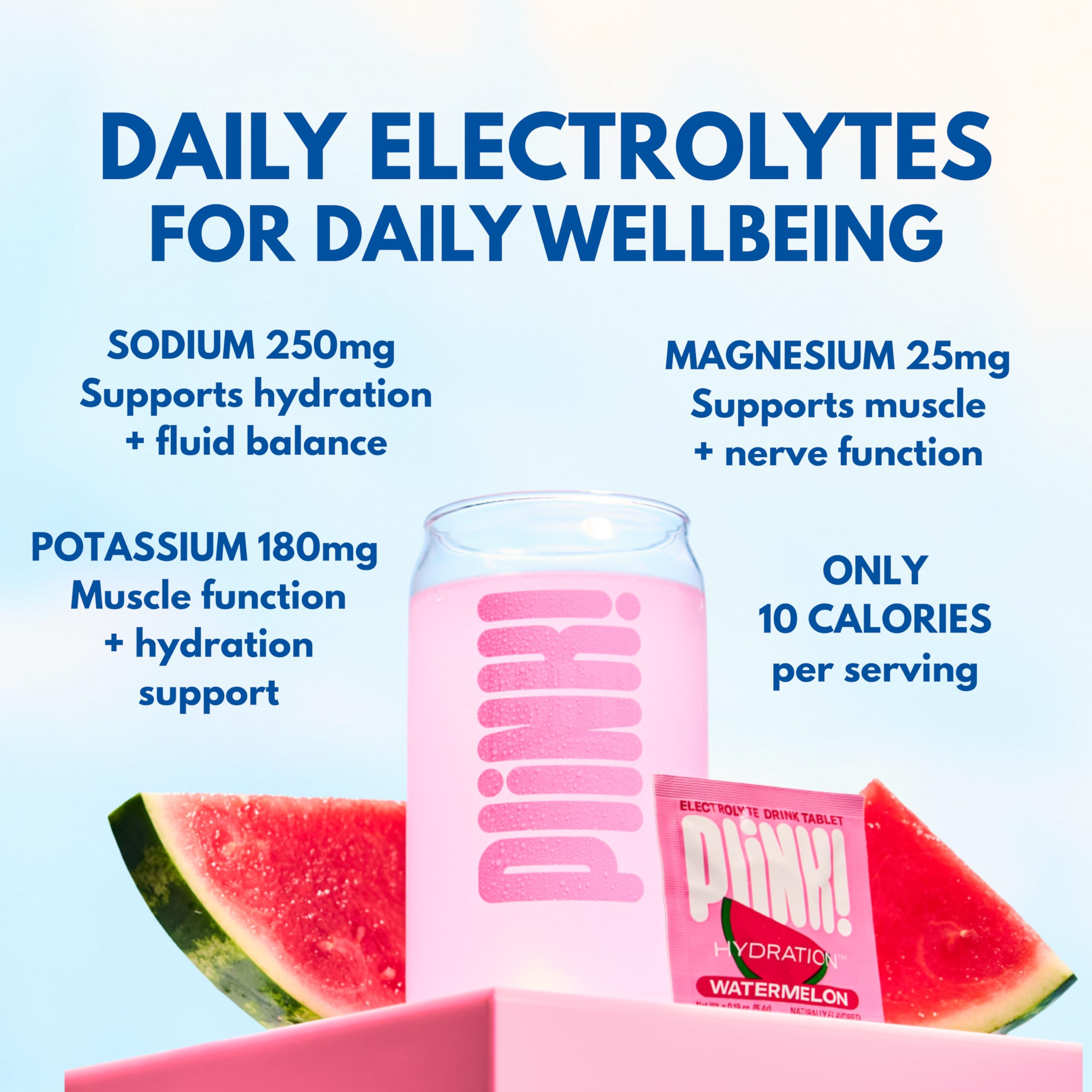 Non-GMO fizzy electrolyte tablets