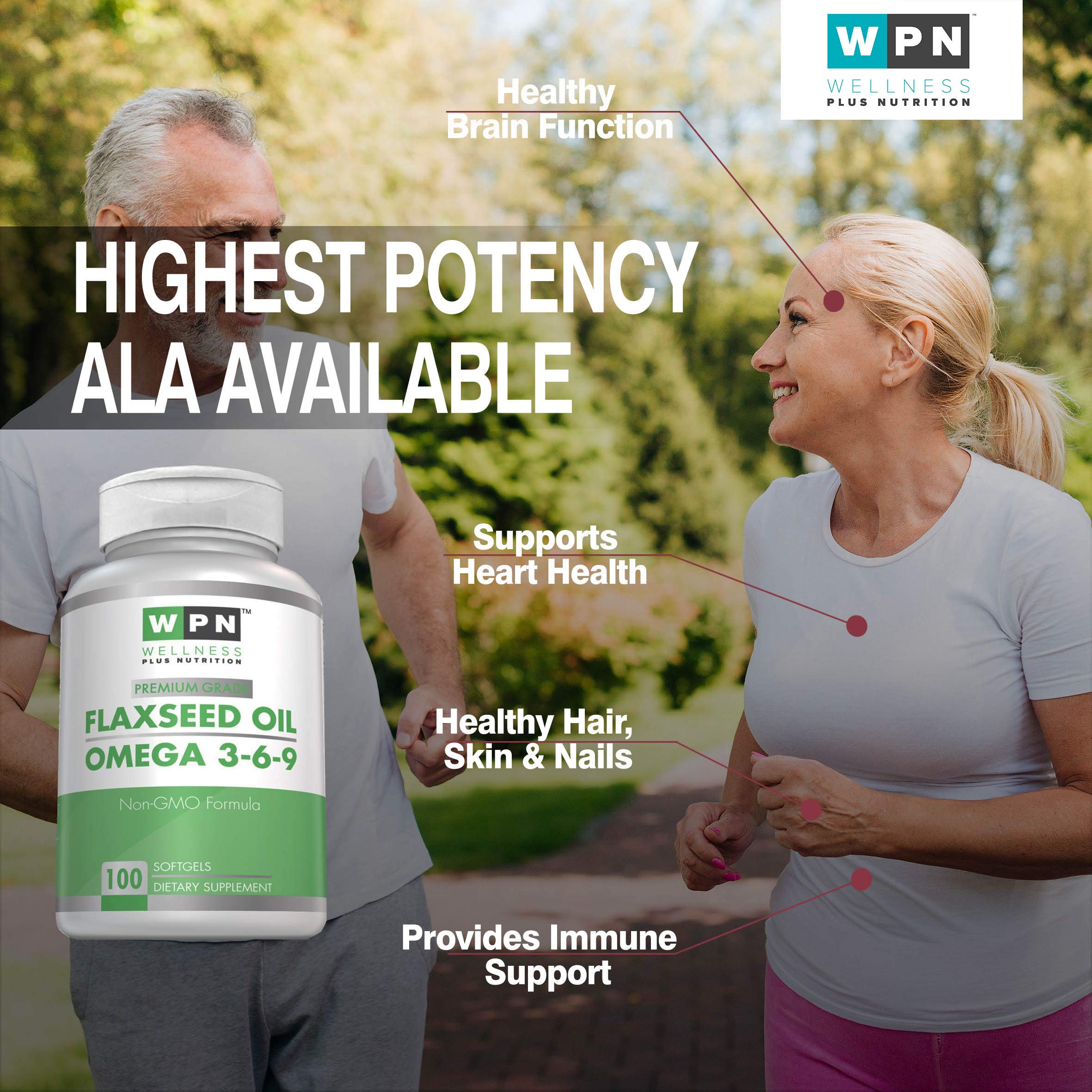non-GMO flax seed oil capsules