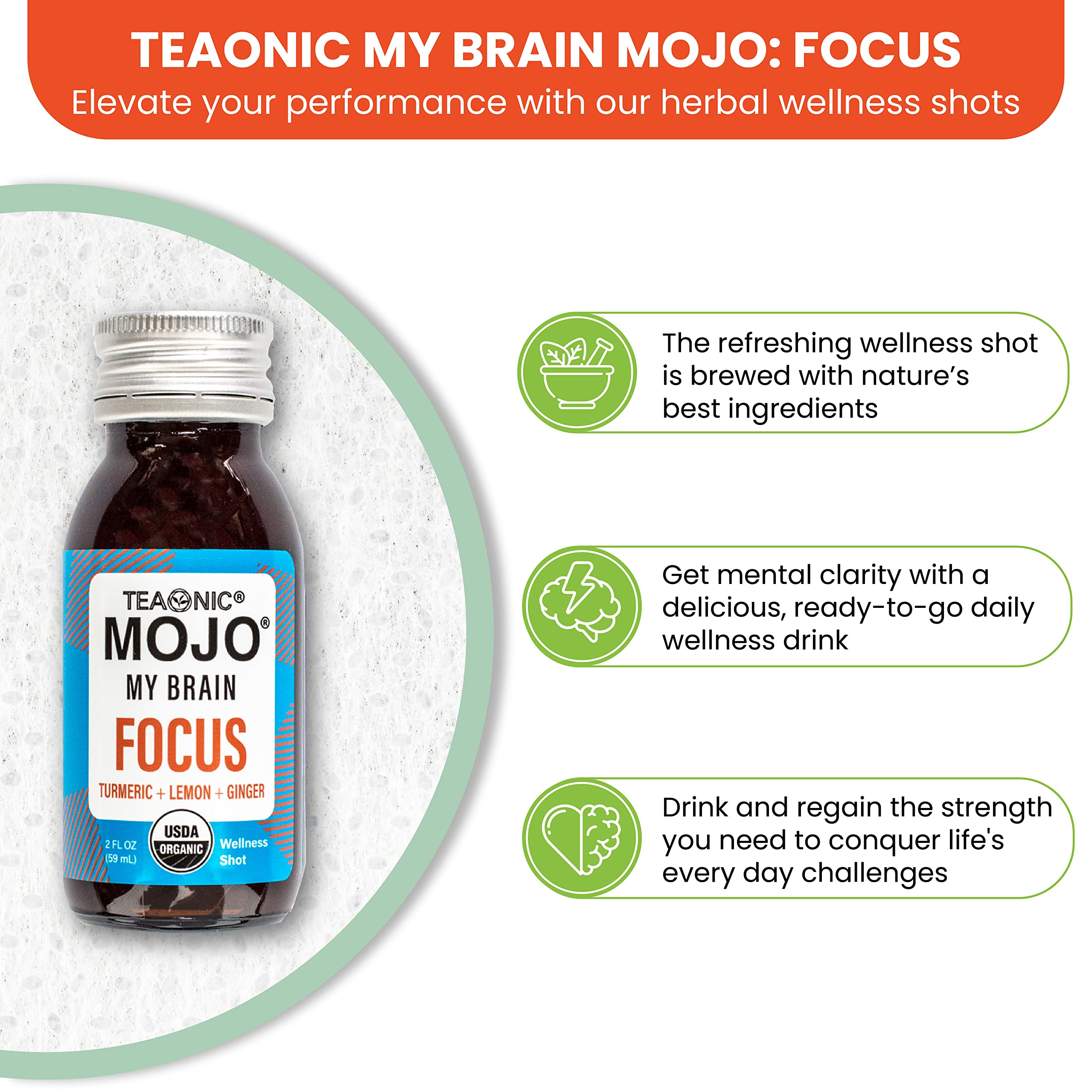 Non-GMO focus enhancing supplements