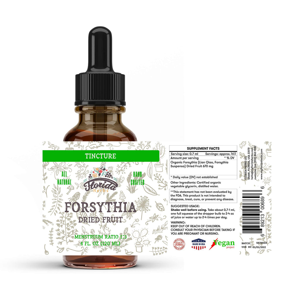 Non-GMO forsythia tincture benefits