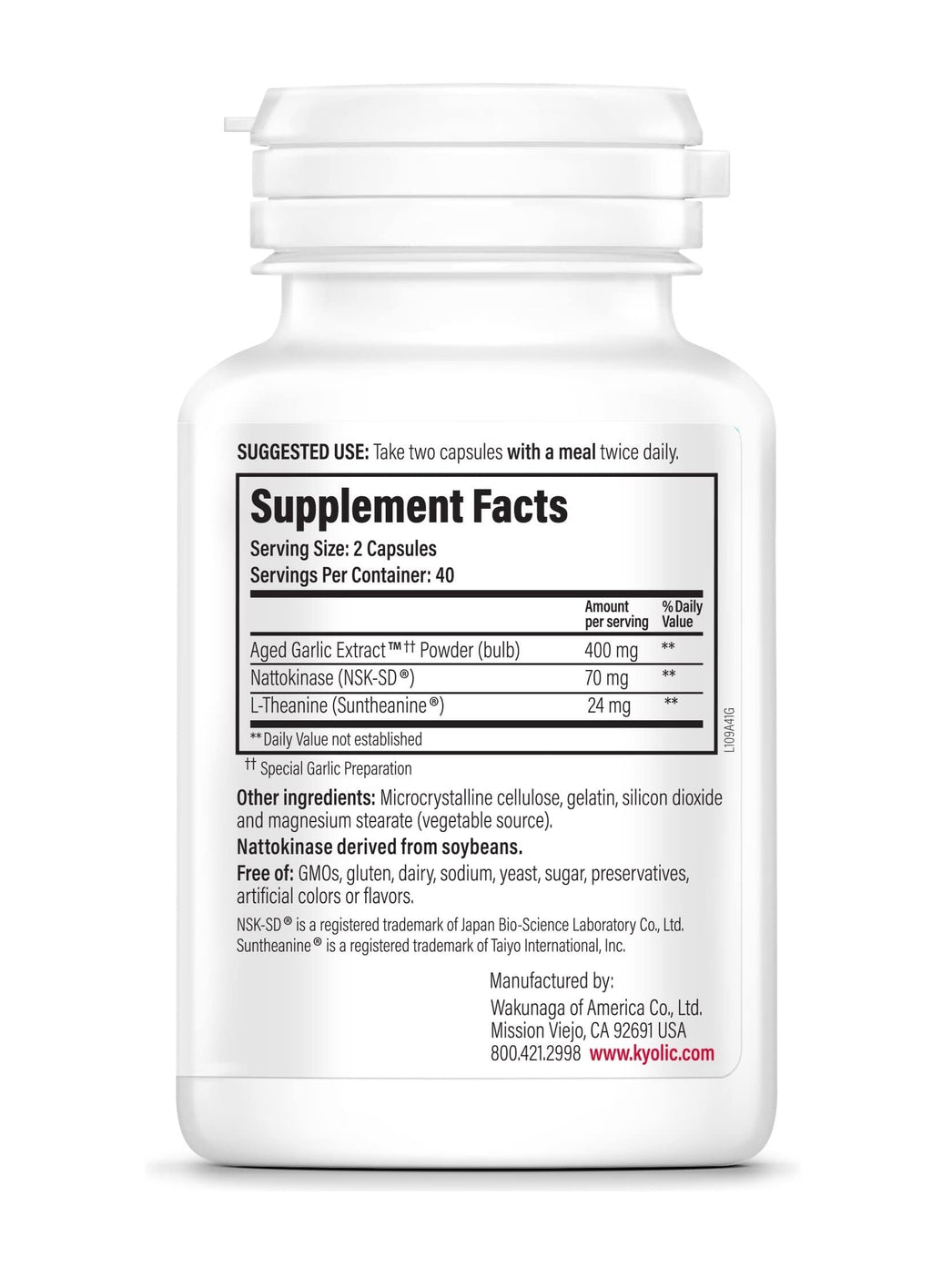 non-GMO garlic capsules for vitality