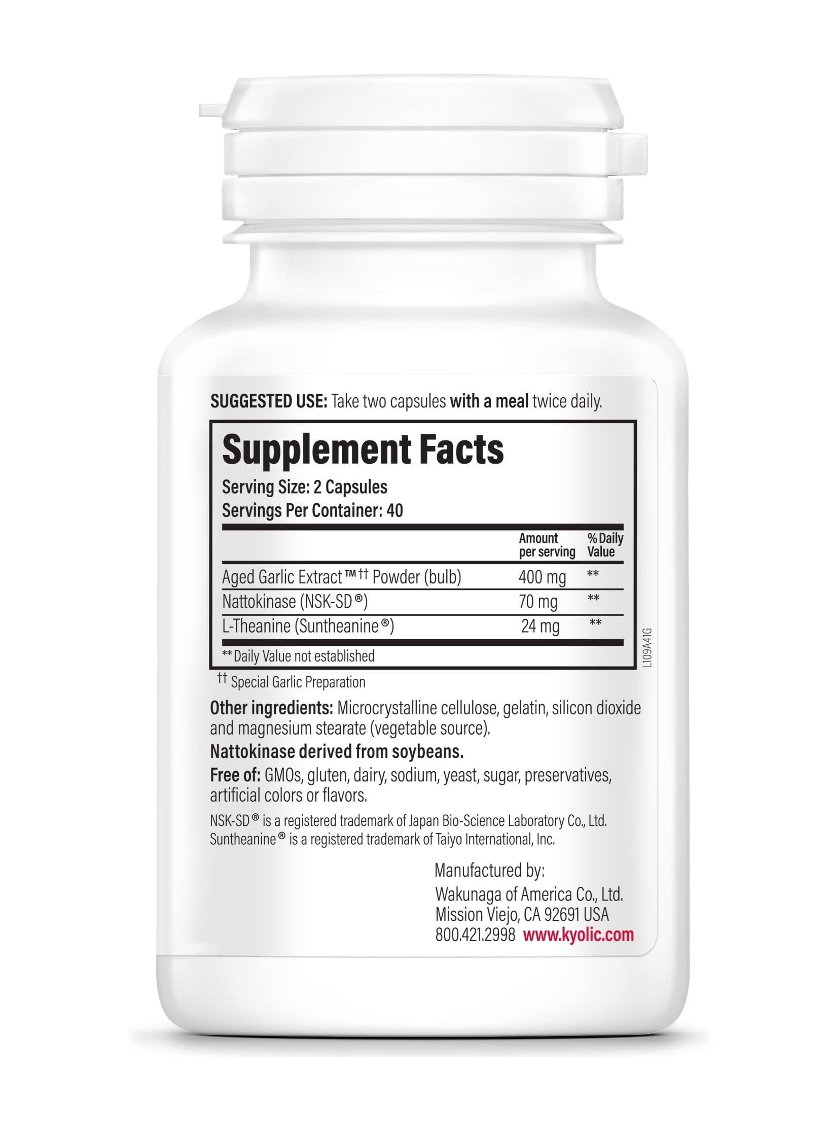 non-GMO garlic capsules for vitality