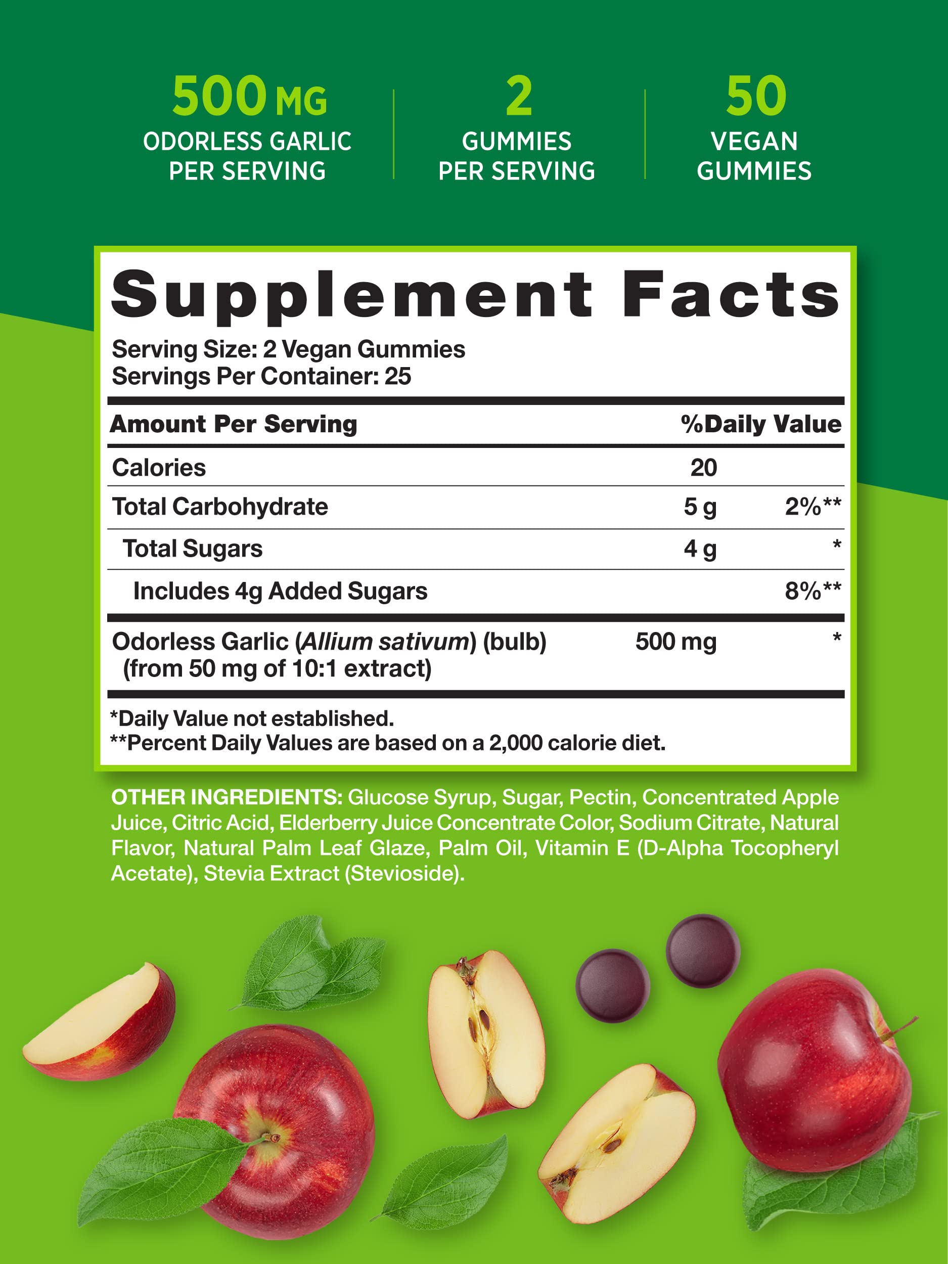non-GMO garlic gummies for wellness