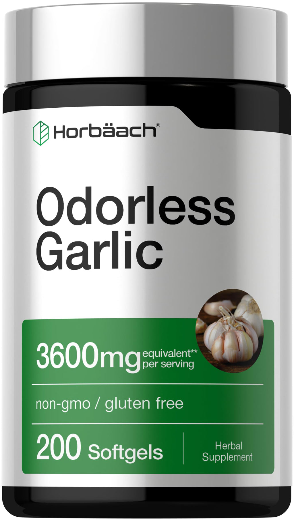 non-GMO garlic softgel pills
