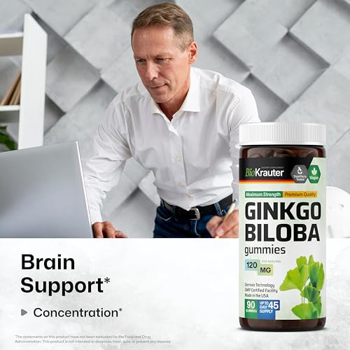 non-GMO ginkgo biloba for memory support